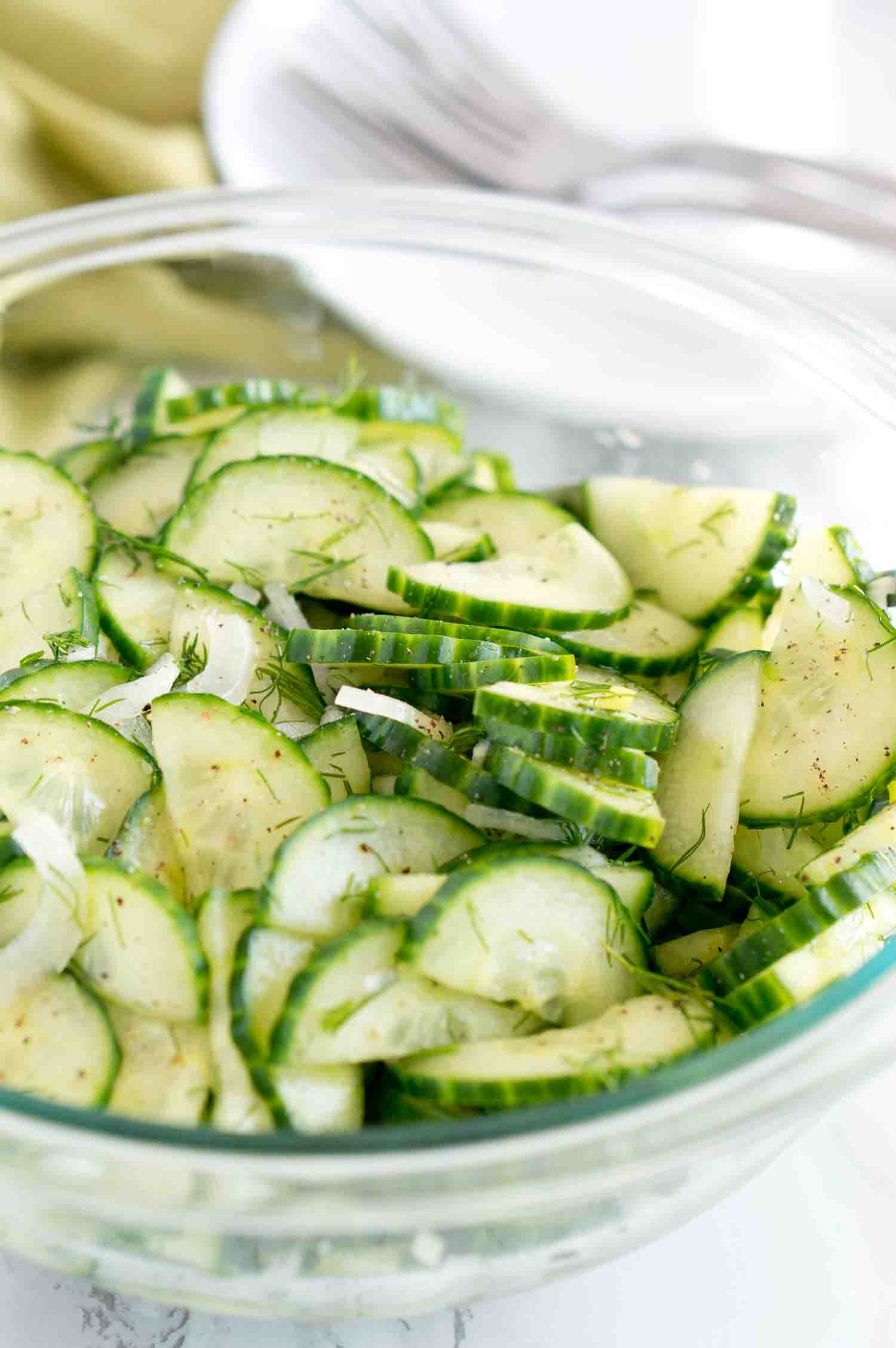 Easy Cucumber Salad Recipe Light Healthy And Delicious